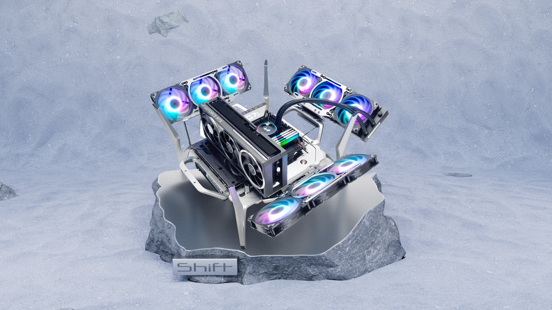 InWin Launches Shift Open-Frame PC Case With Adjustable Wings and ...